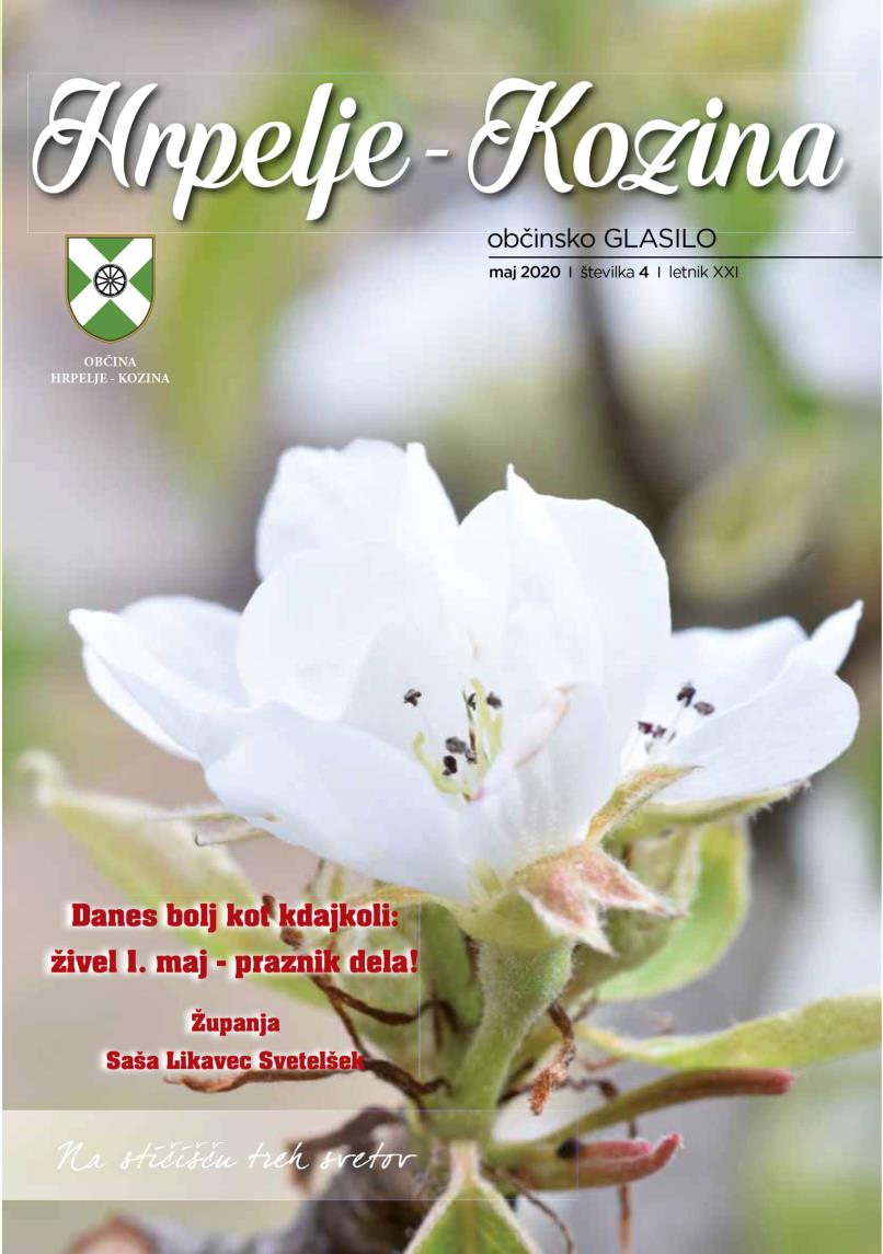 Občinsko glasilo Hrpelje - Kozina, Maj 2020 - hrpelje-kozina.si
